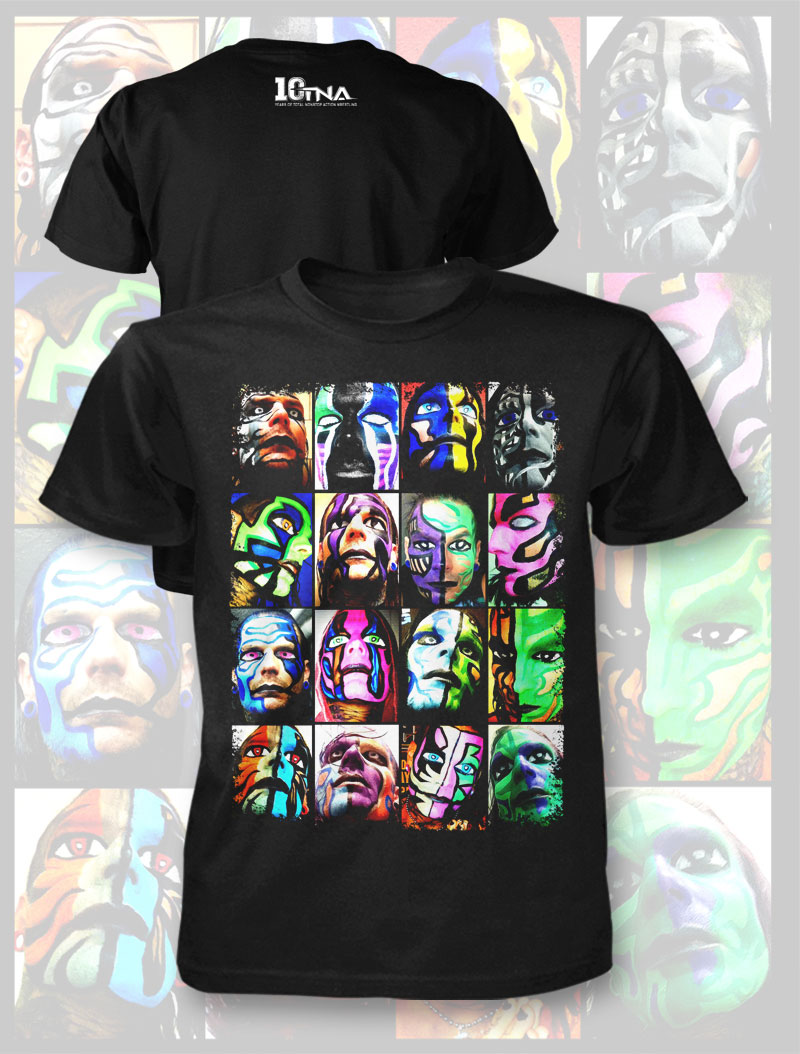 Jeff Hardy Faces T Shirt Pro Wrestling Fandom