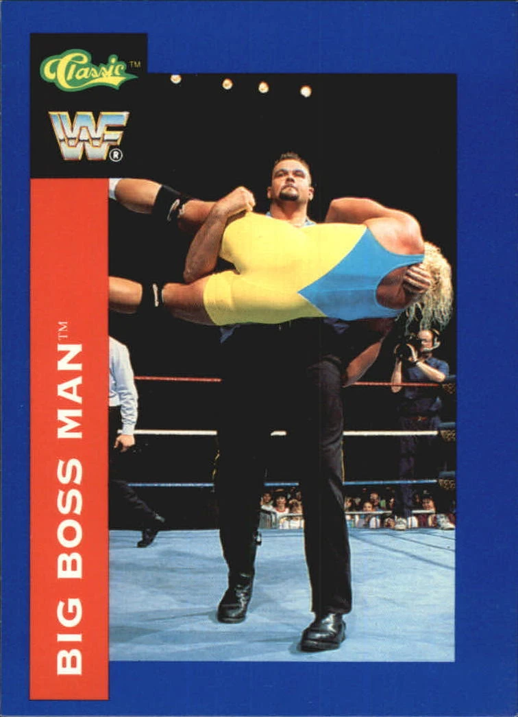 1991 WWF Classic Superstars Cards Big Boss Man (No.109) | Pro Wrestling ...