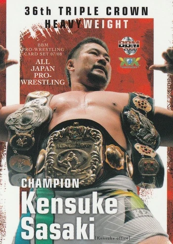 2007-08 BBM All Japan Pro Wrestling Kensuke Sasaki (No.32) | Pro ...