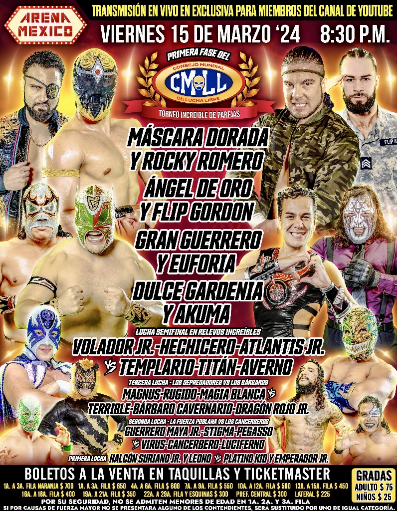 CMLL Super Viernes (March 15, 2024) | Pro Wrestling | Fandom