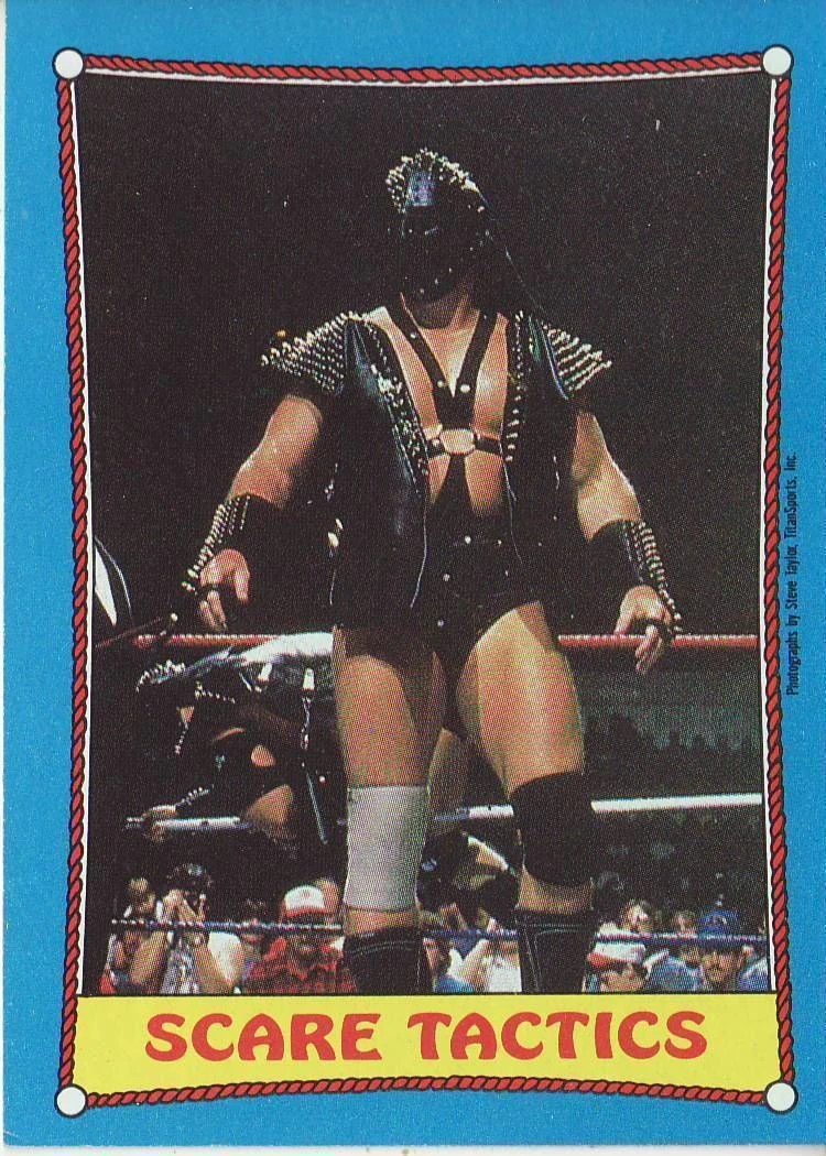 1987 WWF Wrestling Cards (Topps) Scare Tactics (No.64) | Pro Wrestling ...