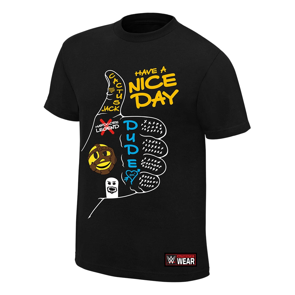 Mick Foley "Have A Nice Day" Authentic T-Shirt | Pro Wrestling | Fandom