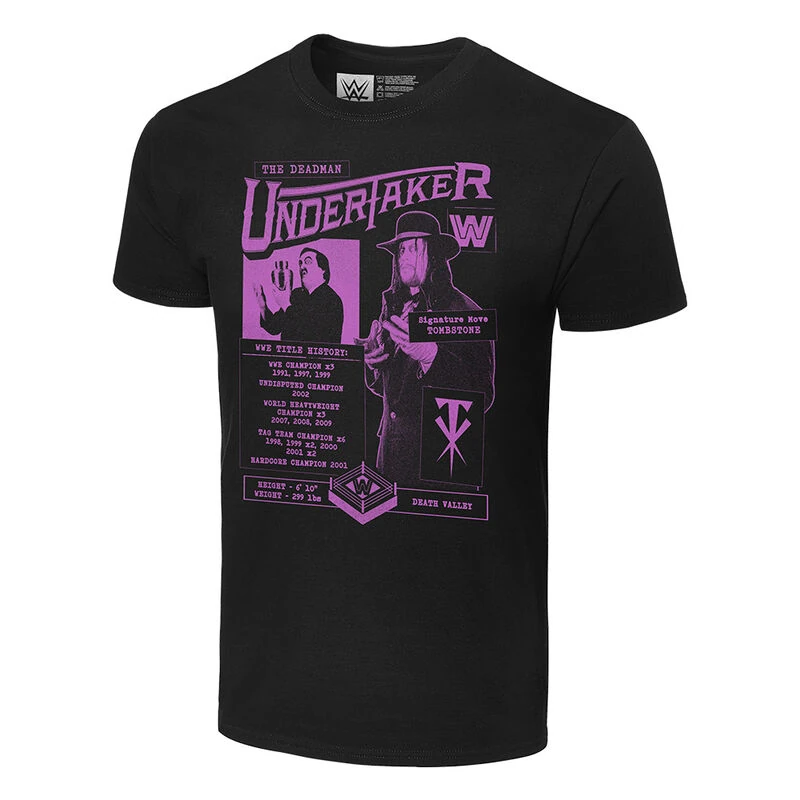 Undertaker Fanzine Graphic T-Shirt | Pro Wrestling | Fandom