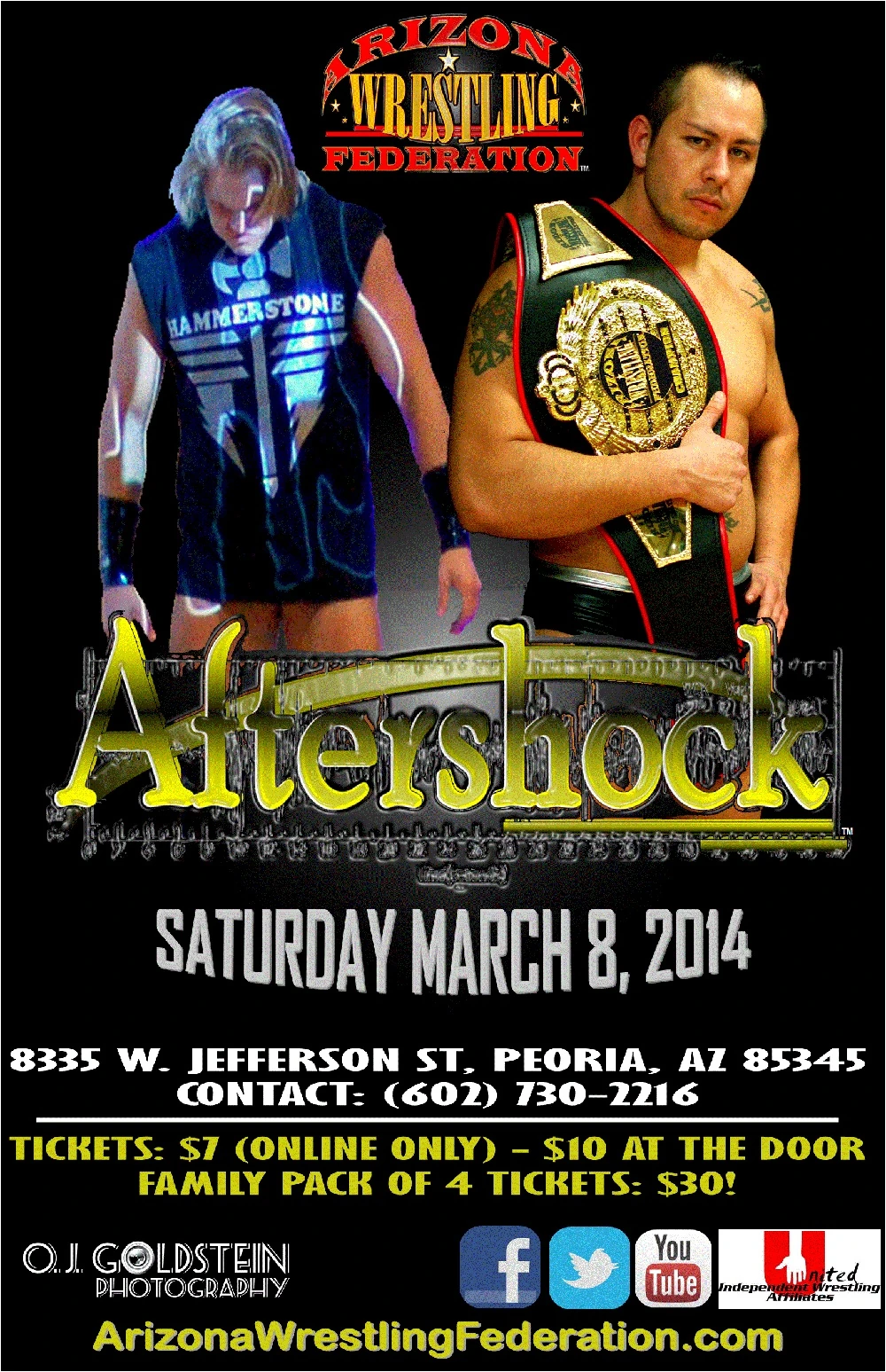 Arizona Wrestling Federation: Aftershock 2014 | Pro Wrestling | Fandom