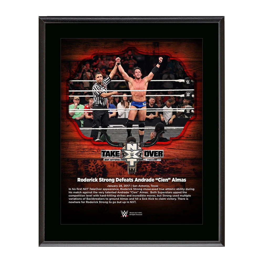 Roderick Strong NXT TakeOver San Antonio 10 x 13 Commemorative Photo ...