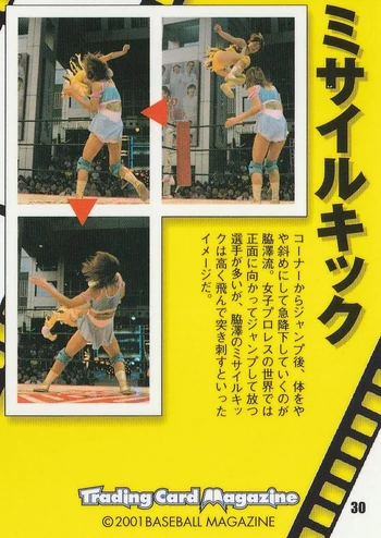 2001 BBM Miho Wakizawa and Kayo Noumi Miho Wakizawa (No.30) | Pro Wrestling | Fandom