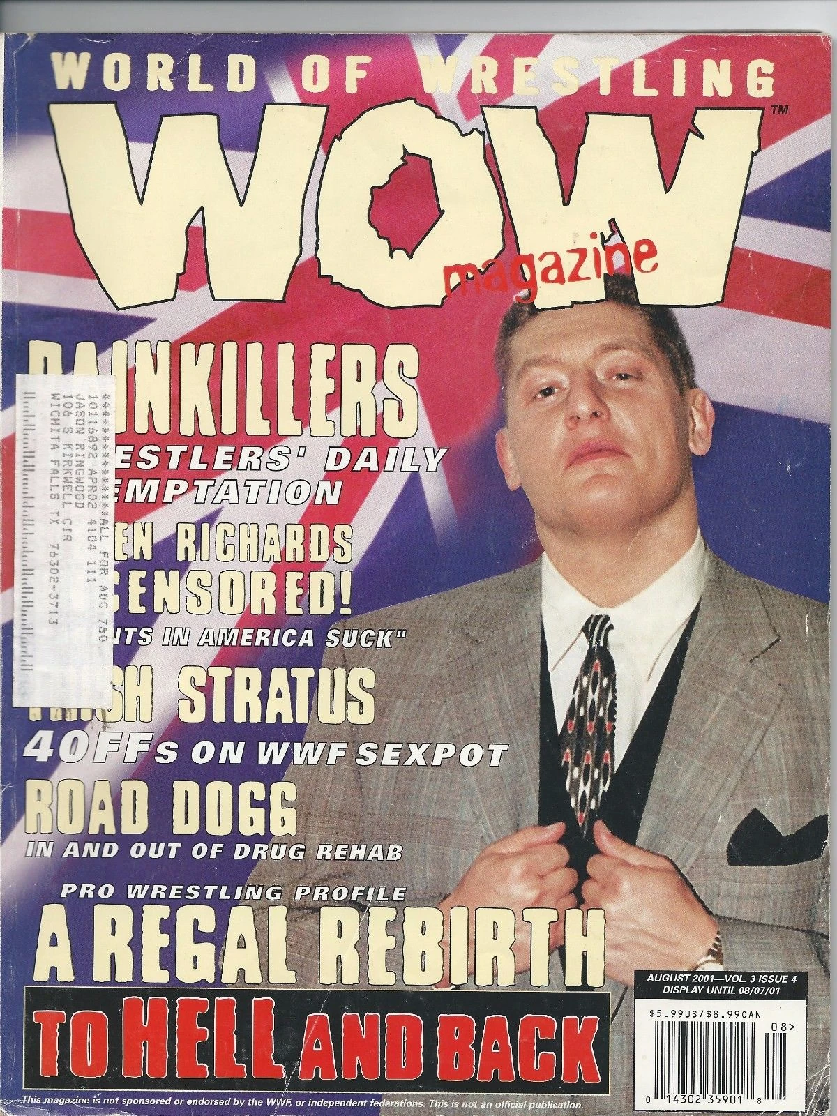 WOW Magazine - August 2001 | Pro Wrestling | Fandom