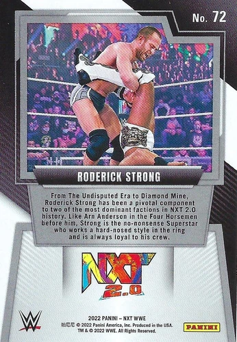 2022 NXT 2.0 (Panini) Roderick Strong (No.72) | Pro Wrestling | Fandom