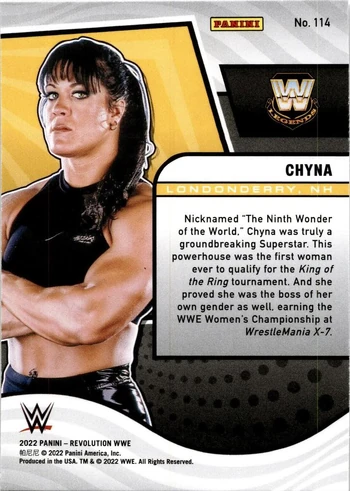 2022 WWE (Panini Revolution) Chyna (No.114) | Pro Wrestling | Fandom