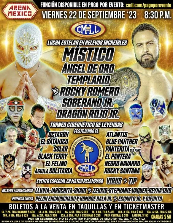 CMLL Super Viernes (September 22, 2023) | Pro Wrestling | Fandom