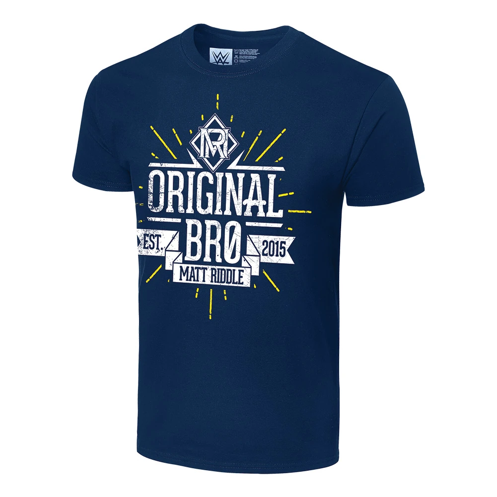 Matt Riddle "Original Bro" Authentic T-Shirt | Pro Wrestling | Fandom