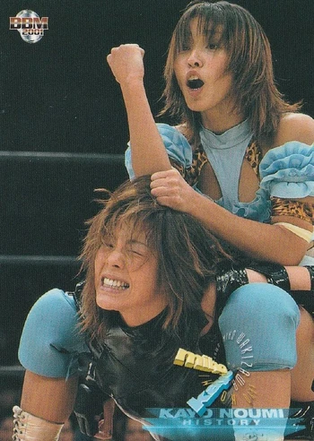 2001 BBM Miho Wakizawa and Kayo Noumi Kayo Noumi (No.12) | Pro Wrestling | Fandom