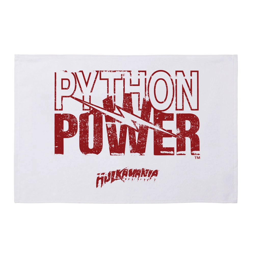 Hulk Hogan "Python Power" Sports Towel | Pro Wrestling | Fandom