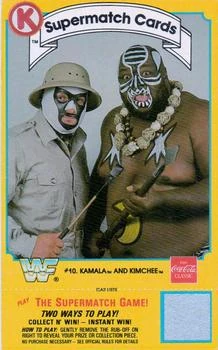 1987 Circle K WWF Supermatch Kamala-Kimchee (No.10) | Pro Wrestling ...
