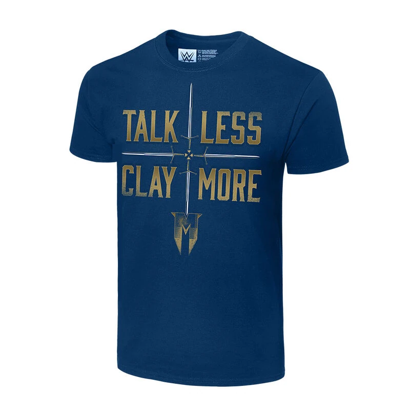 Drew McIntyre "Talk Less, Clay More" Authentic T-Shirt | Pro Wrestling ...