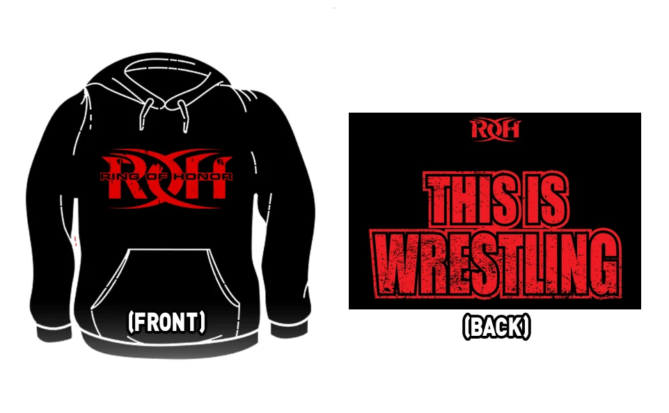 ROH "This is Wrestling" Hooded Sweatshirt | Pro Wrestling | Fandom