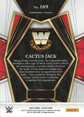 2022 WWE (Panini Select) Cactus Jack (No.169) | Pro Wrestling | Fandom