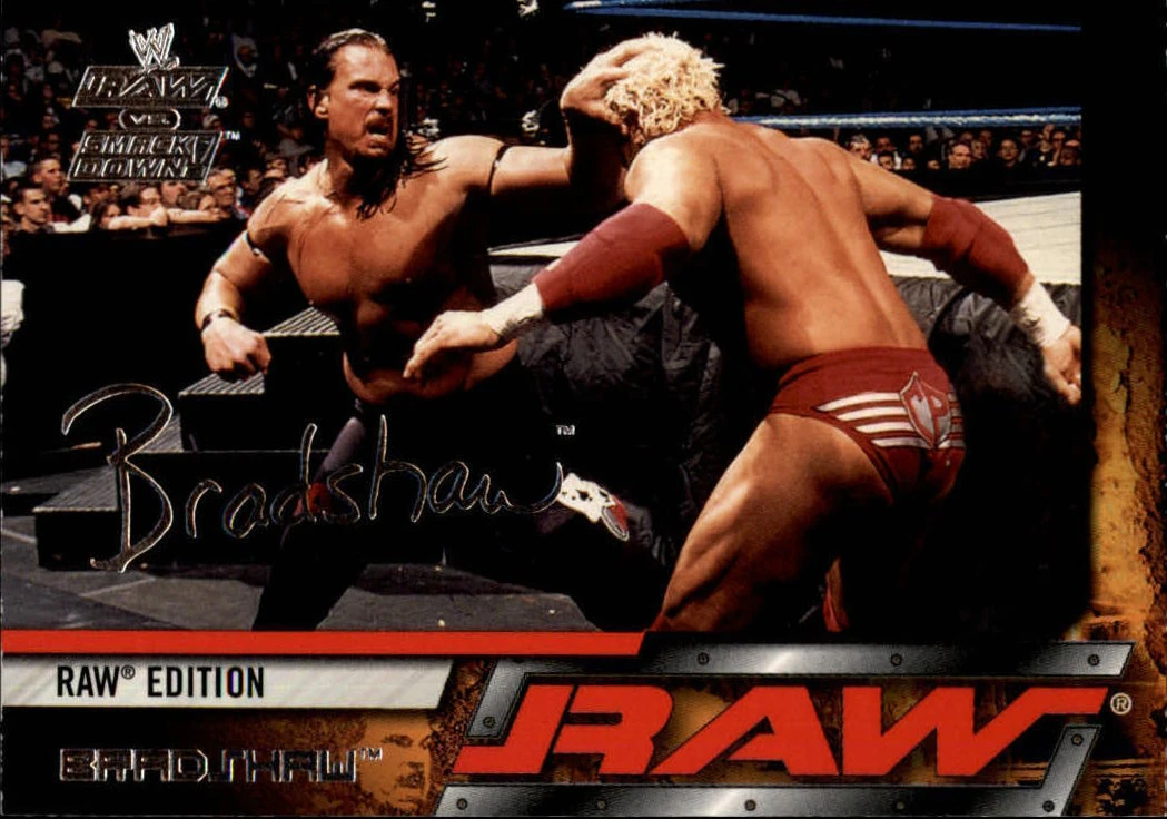 2002 WWE RAW vs. SmackDown! (Fleer) Bradshaw (No.25) | Pro Wrestling ...