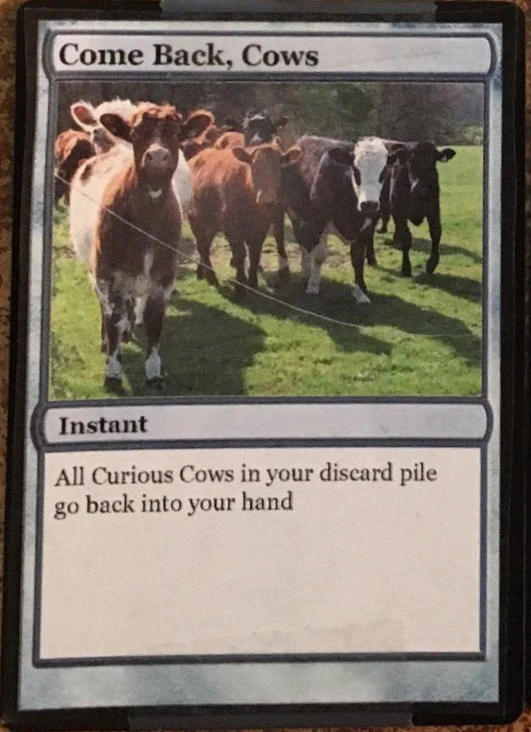 Come Back, Cows Card | ProZD Wiki | Fandom