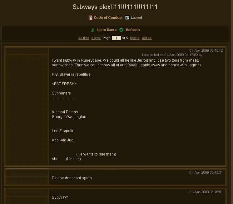 Ranters | Unrunescape Wiki | Fandom