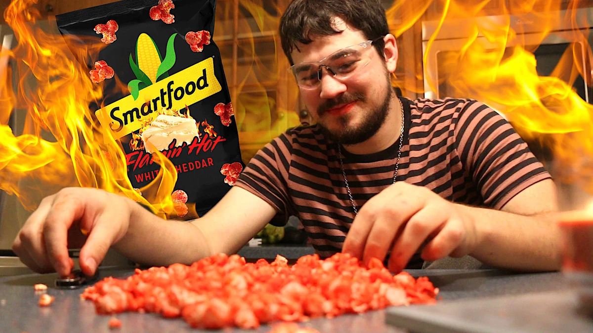 FLAMING HOT SMARTFOOD CHALLENGE! | Psycho kid Wiki | Fandom