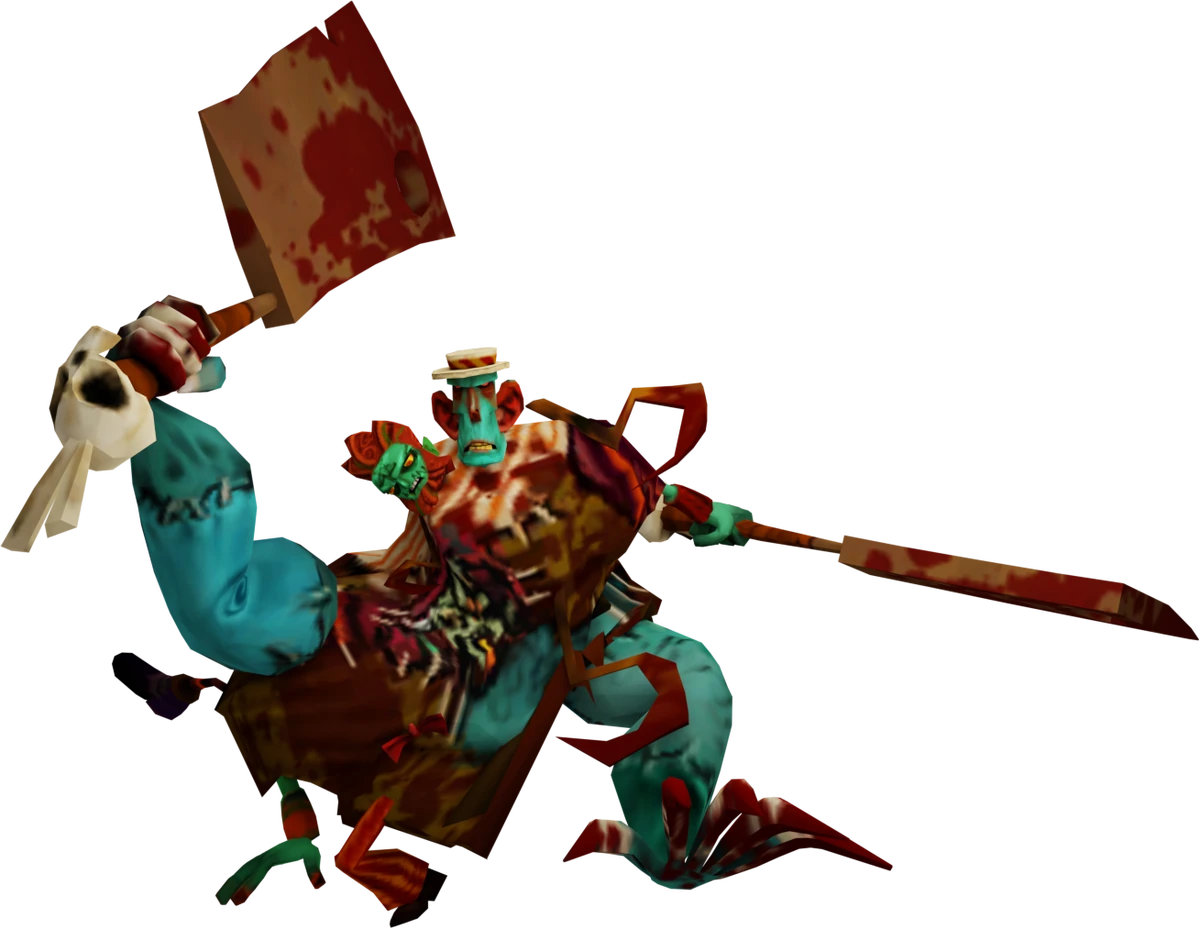 Two-Headed Dad Monster | Psychonauts Wiki | Fandom