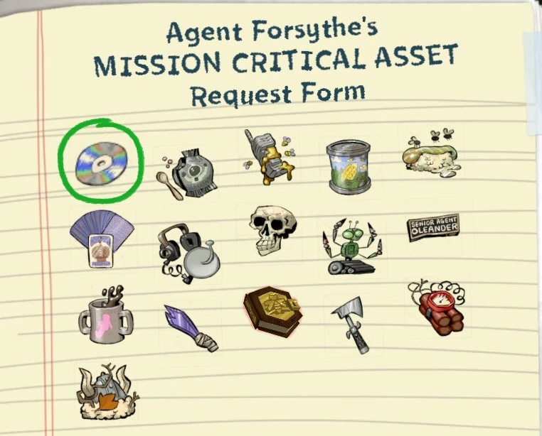 Category:Mission critical scavenger hunt items | Psychonauts Wiki | Fandom