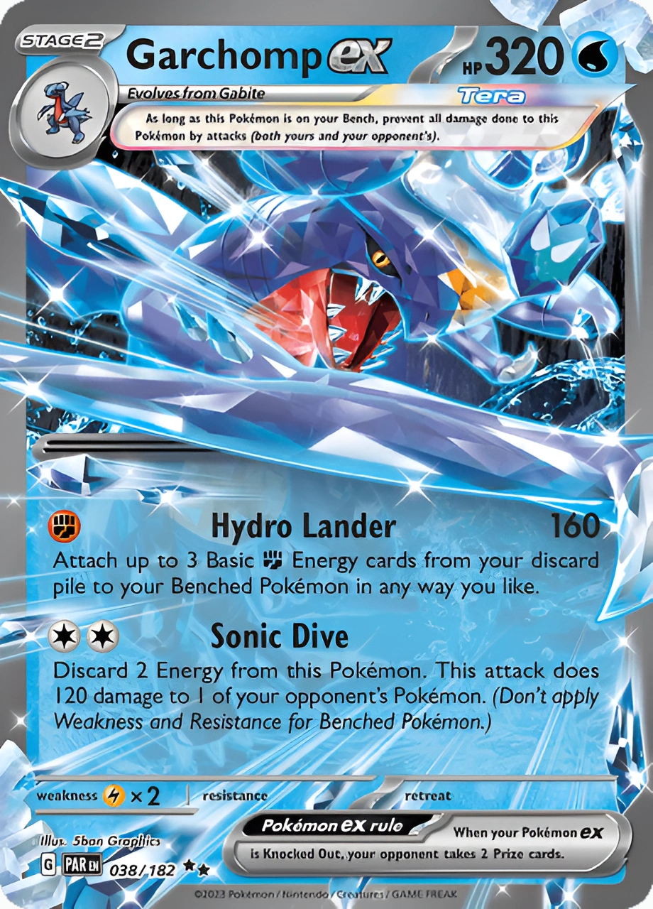 Garchomp ex (Paradox Rift 38) | Pokémon TCG Wiki | Fandom