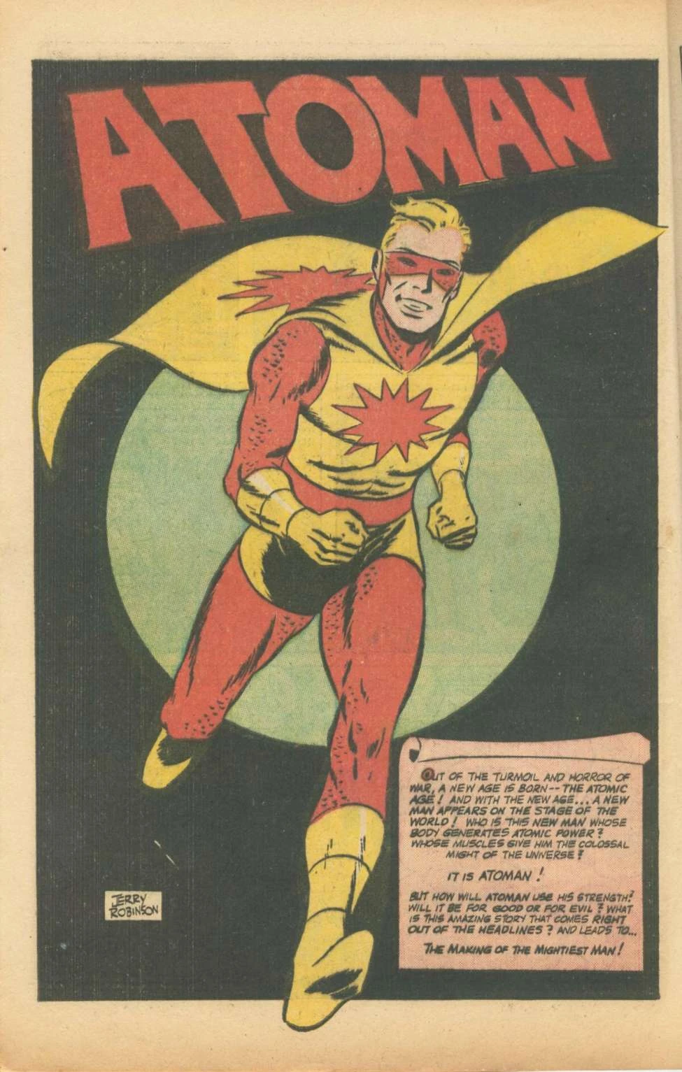Atoman | Public Domain Comics Wiki | Fandom