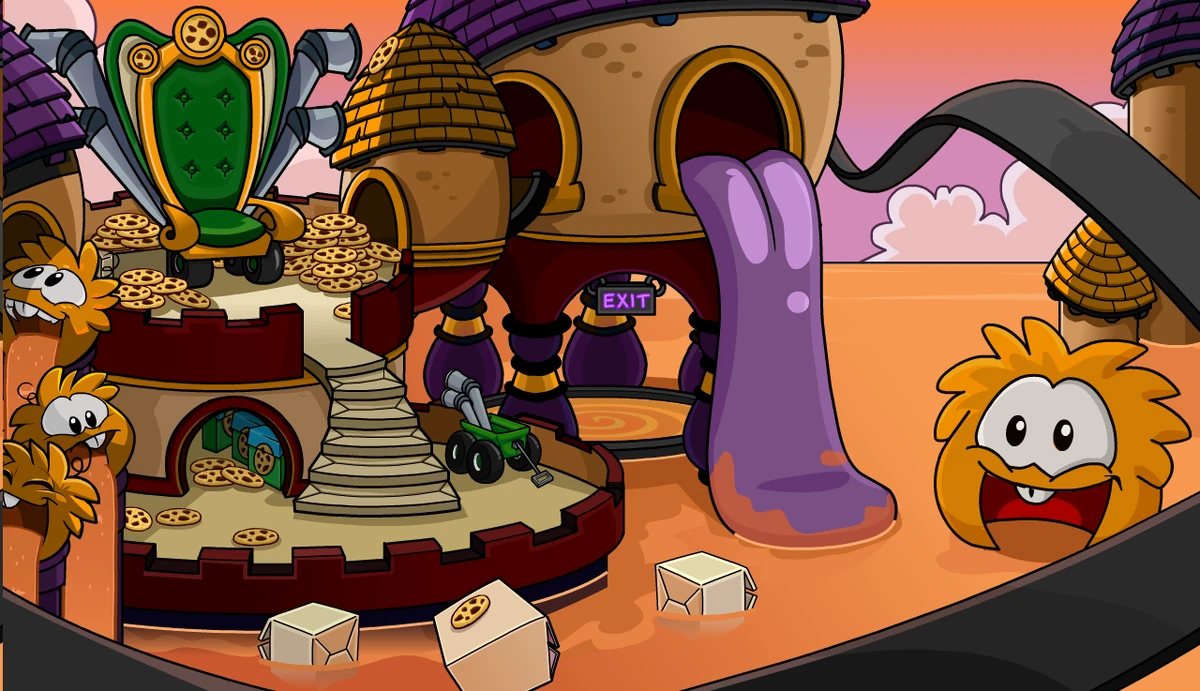 Orange Puffle Dimension | Puffleville Wiki | Fandom