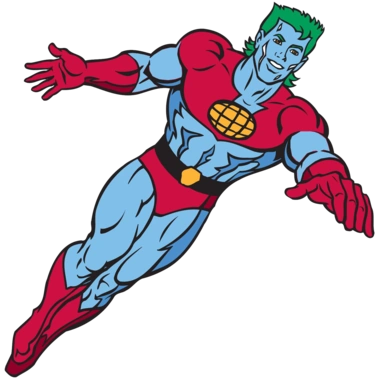 Captain Planet Characters Toy Rings