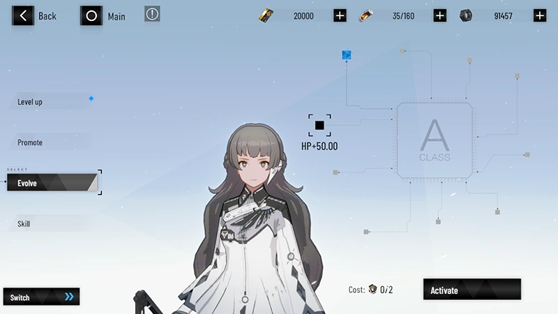 Character Evolution | Punishing: Gray Raven Wiki | Fandom