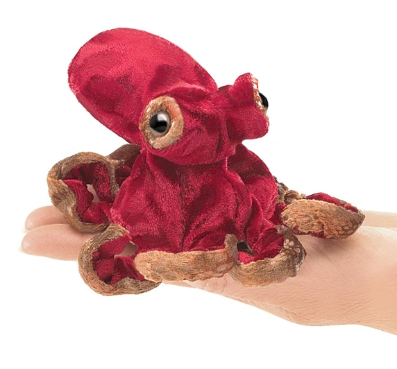 Red Octopus (Folkmanis Finger Puppet) | Puppet Wiki | Fandom