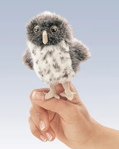 Spotted Owl (Folkmanis Finger Puppet) | Puppet Wiki | Fandom