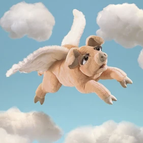 Flying Pig (Folkmanis Puppet) | Puppet Wiki | Fandom