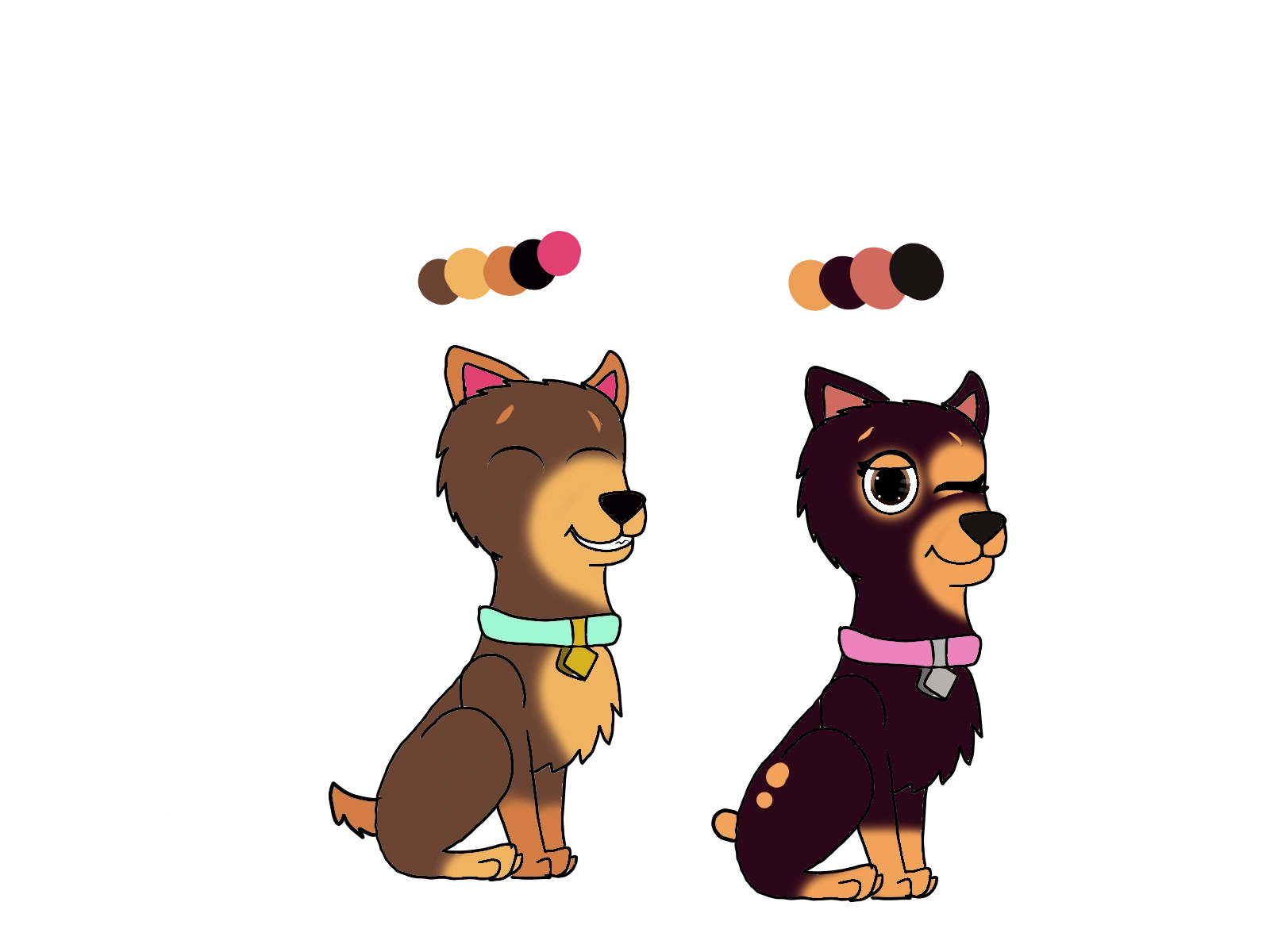 Two is better than one: Mitzy x Fluffy pups | Puppy dog pals fanon Wiki ...