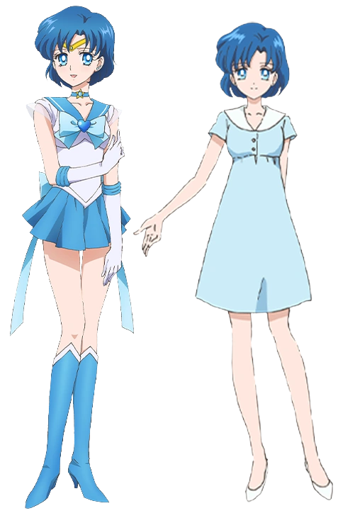 how to draw sailor mercury from sailor moon crystal