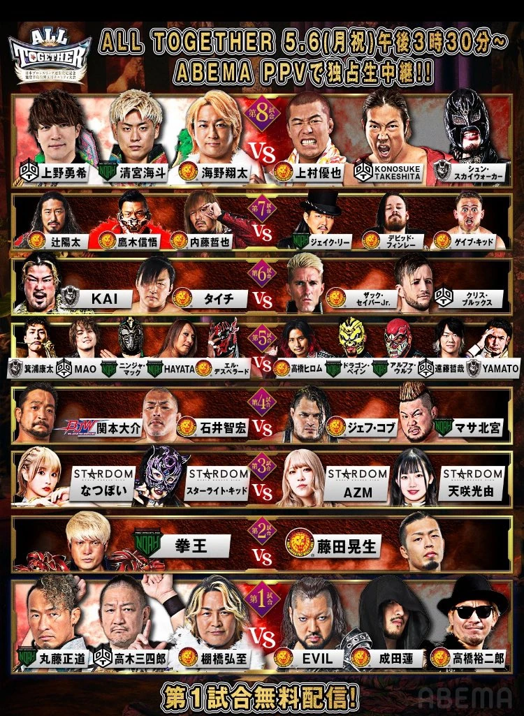 All Together (2024) | Puroresu System Wiki | Fandom