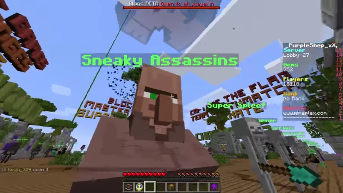 Sneaky Assassin Villager | Purple Sheep Wikia | Fandom