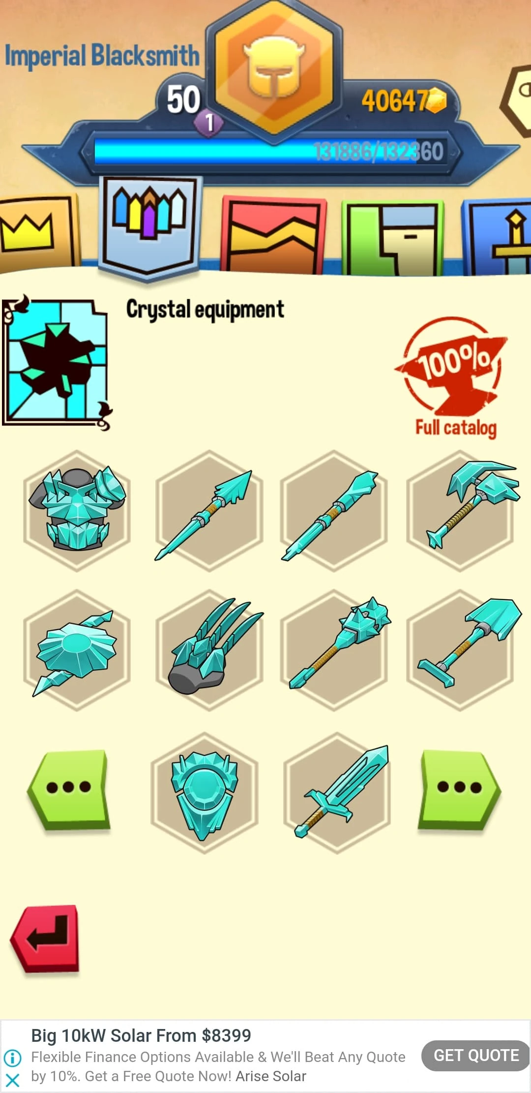 Crystal Weapons | Puzzle Forge Wiki | Fandom