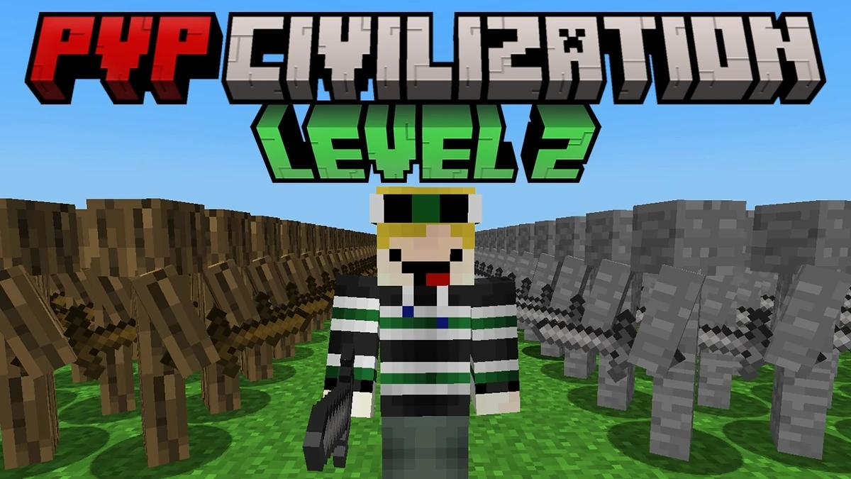 Minecraft but I LEVEL UP in PVP CIVILIZATION | PVP Civilization Wiki ...