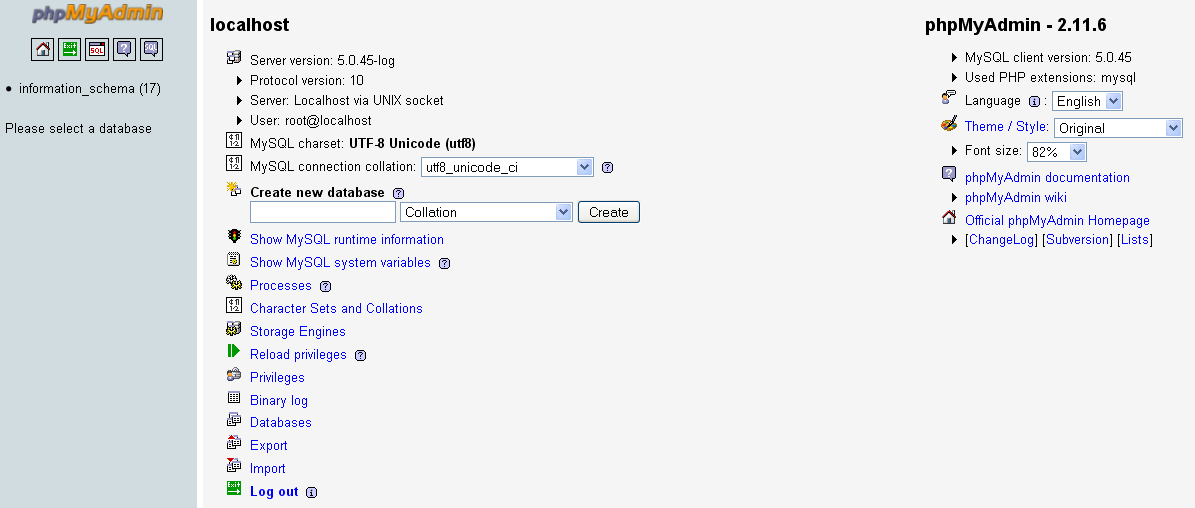 Unix phpMyAdmin Install | PvPGN | Fandom
