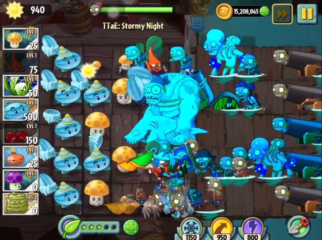 Stormy Night - Through Trials and Errors | PvZ 2 Custom Level Archive ...