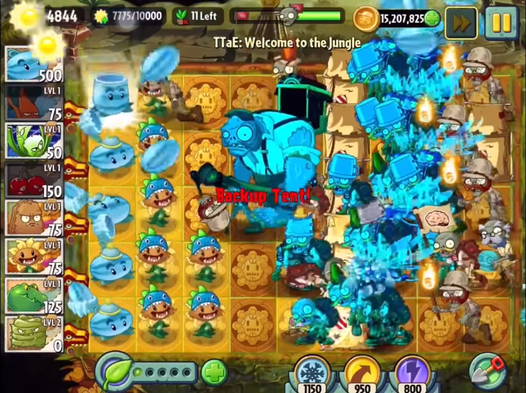 Welcome to The Jungle - Through Trials and Errors | PvZ 2 Custom Level ...