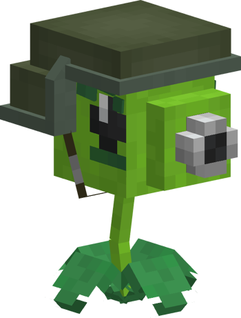 Gatling Pea | PvZ: Cubed Wiki | Fandom