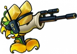 Golden Commander Snipea | PVZ: Fusion Wiki | Fandom