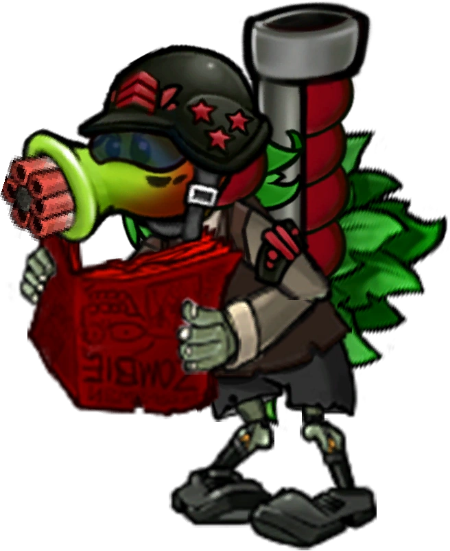 Gatling Cherry Doctor Zombie | PVZ: Fusion Wiki | Fandom