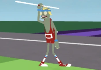Pole Vaulting Zombie | Pvz nostalgic zone Wiki | Fandom