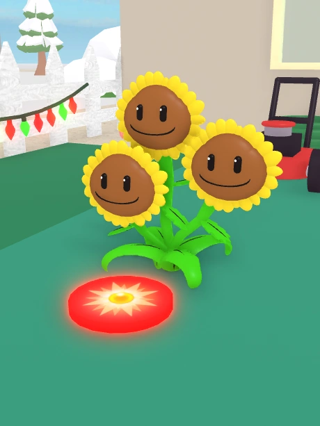 Triplet Sunflower | Pvz nostalgic zone Wiki | Fandom