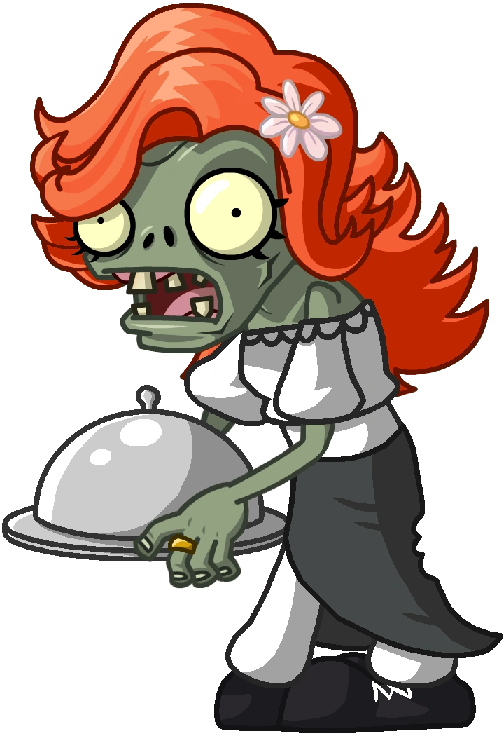 Waitress Zombie | Plants vs. Zombies Character Creator Wiki | Fandom